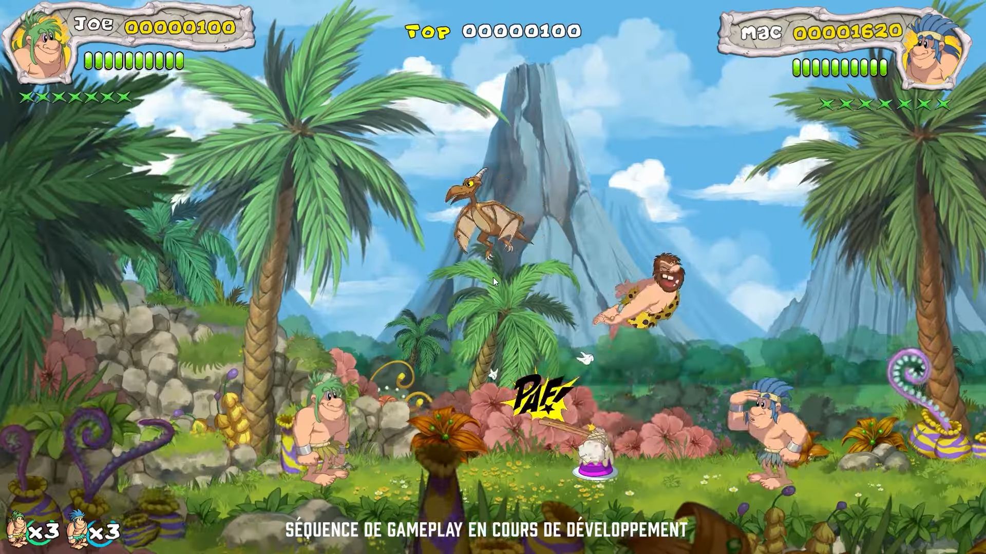 Le remake de Joe & Mac : Caveman Ninja par Mr. Nutz Studio