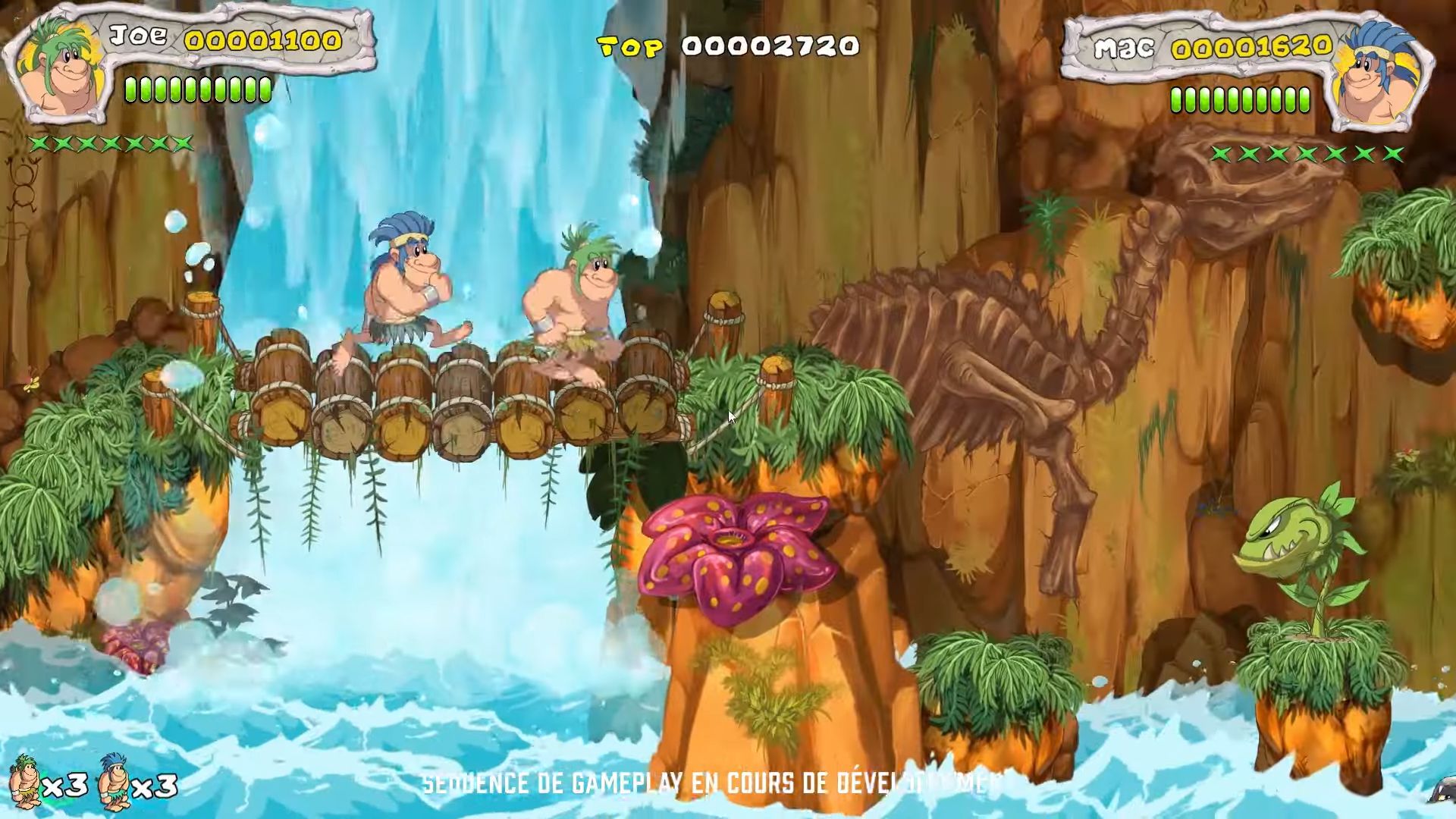 Le remake de Joe & Mac : Caveman Ninja par Mr. Nutz Studio